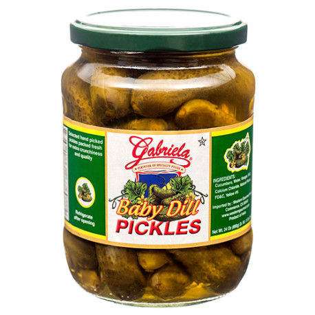 Gabriela Baby Dill Pickles 680g - Molisi Supermarket Online Shop